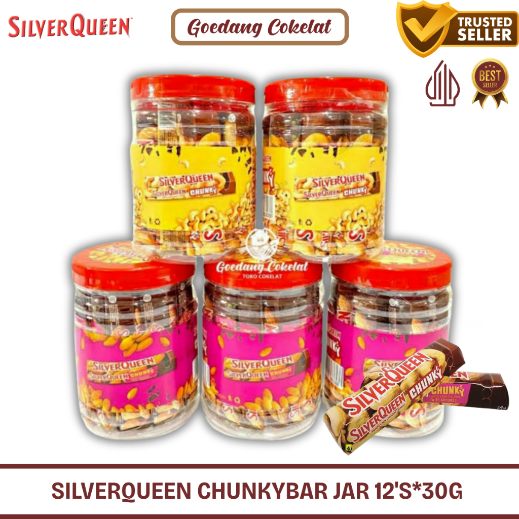 Jual Coklat Silverqueen Silver Queen Chunky Bar Chunkybar Cashew Almond ...