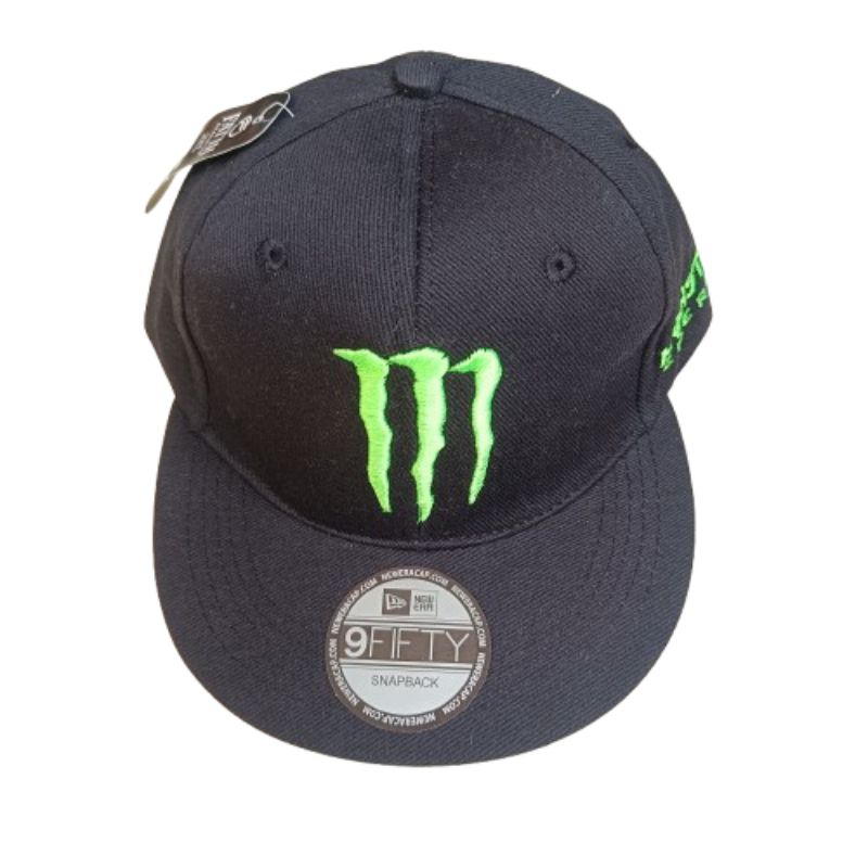 Jual Snapback caps monster Topi energy | Shopee Indonesia