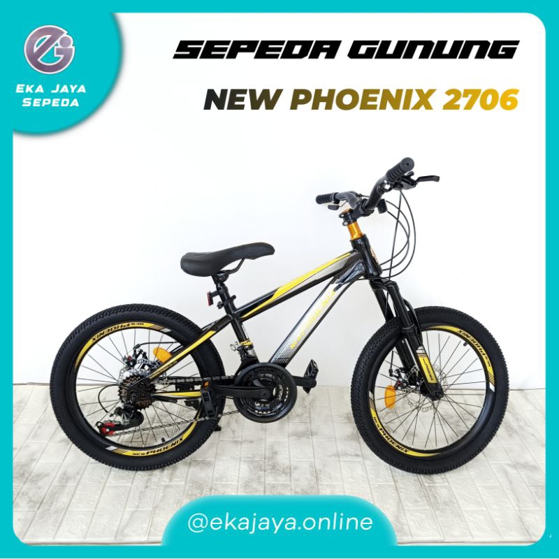 Jual Sepeda Gunung MTB Ukuran 20 Merk NEW PHOENIX NP 2706 | Shopee ...