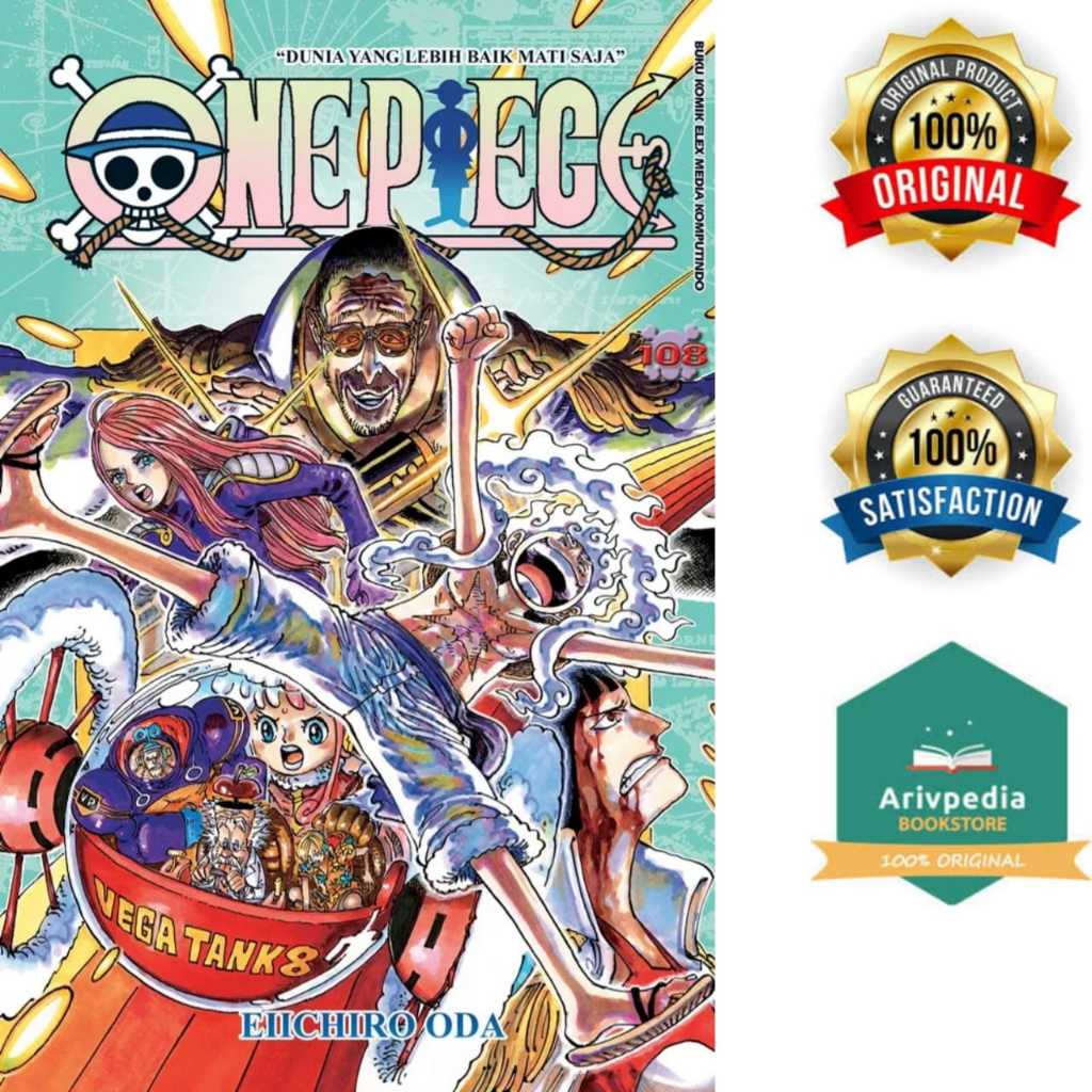 Jual One Piece 91 92 93 94 95 96 97 98 99 100 - 108 by Eiichiro Oda | Shopee Indonesia