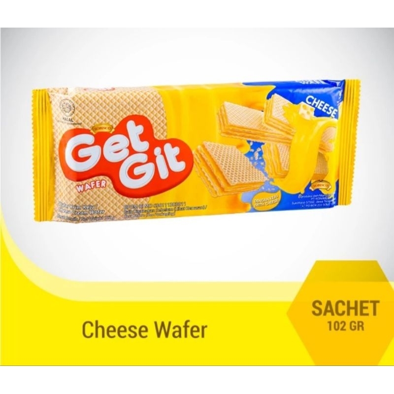 Jual Get Git Wafer Rasa Keju (102 Gr) | Shopee Indonesia