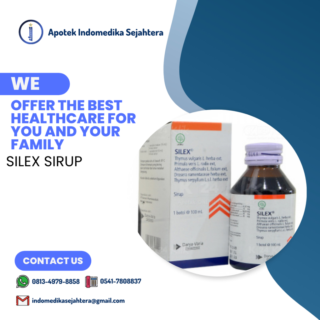 Jual SILEX SIRUP 100 ML / OBAT BATUK BERDAHAK HERBAL / BOTOL | Shopee ...