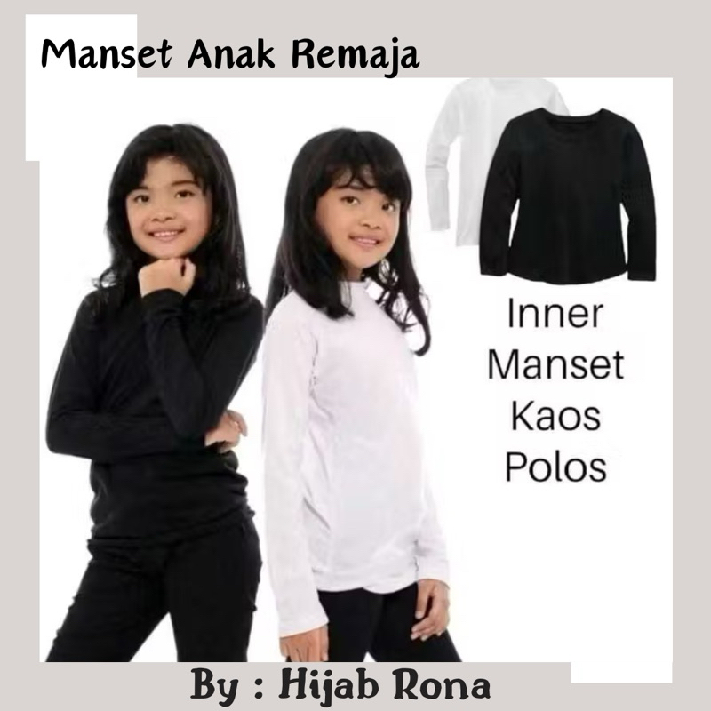 Jual Manset Atasan Lengan Panjang Anak Remaja | Shopee Indonesia