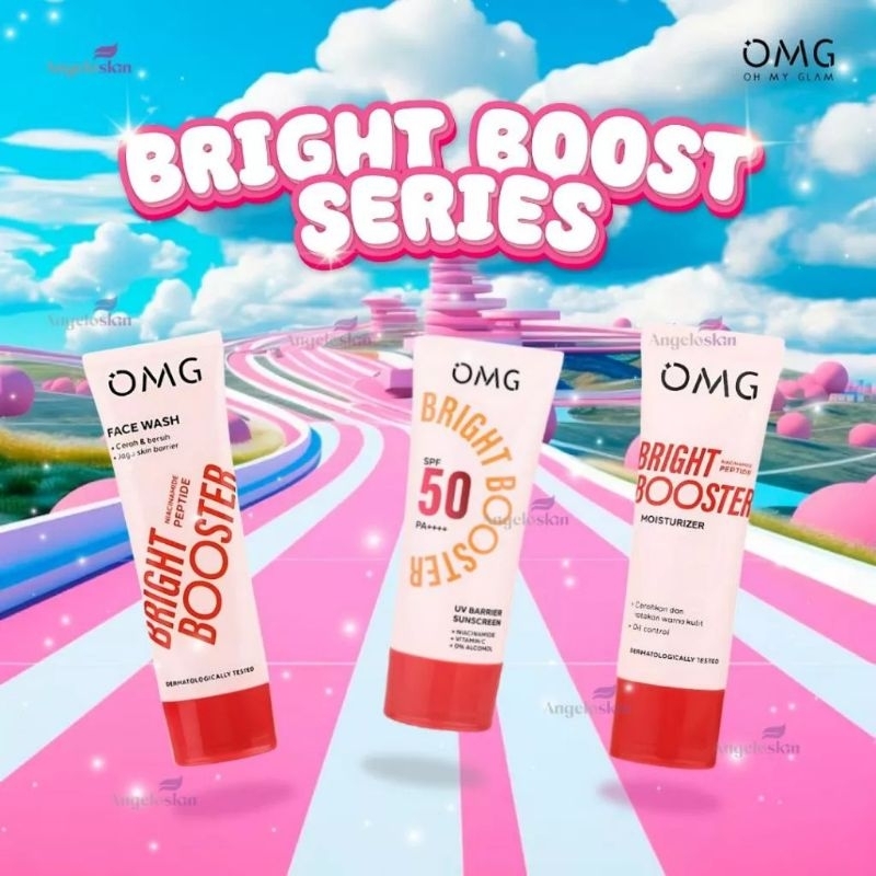 Jual GMR Shop OMG Bright Booster Series | Face Wash 50ml & 100ml ...