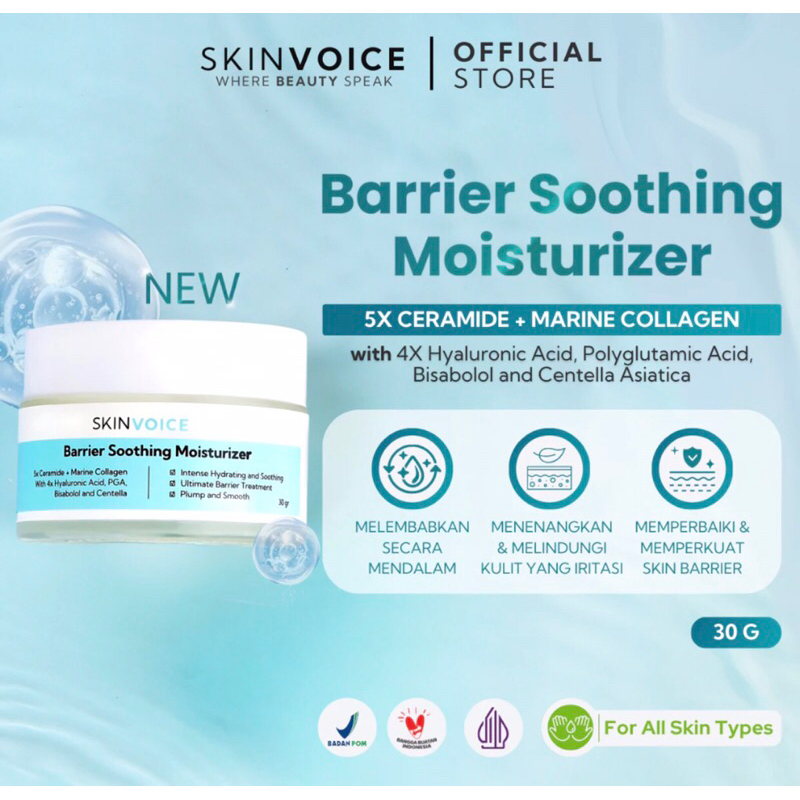 Jual SkinVoice New Launching Skin Barrier Shooting Moisturizer | Shopee Indonesia