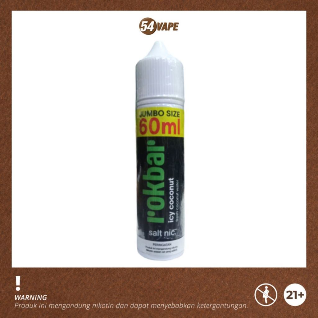 Jual Rokbar Icy Coconut Fresh Coconut Water Salt 60ml | Shopee Indonesia