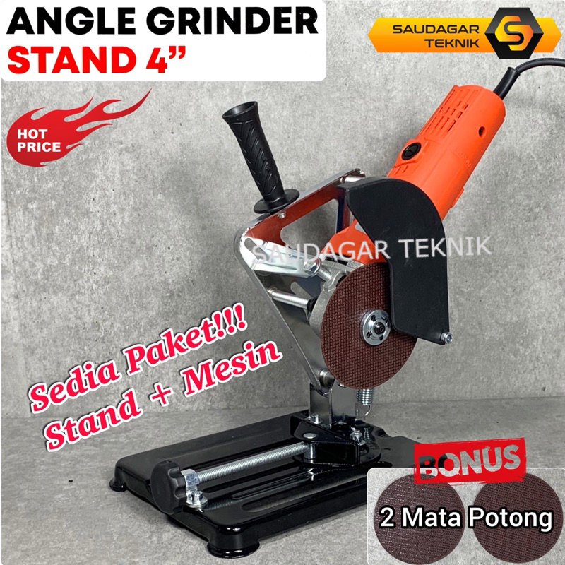 Jual Stand Gerinda Dudukan Mesin Gerinda Tangan 4 inch Pengubah Mesin ...