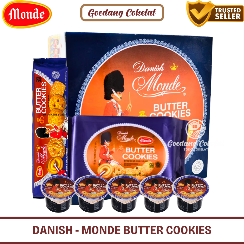 Jual Monde Butter Cookies 150 Gram 150g | Shopee Indonesia