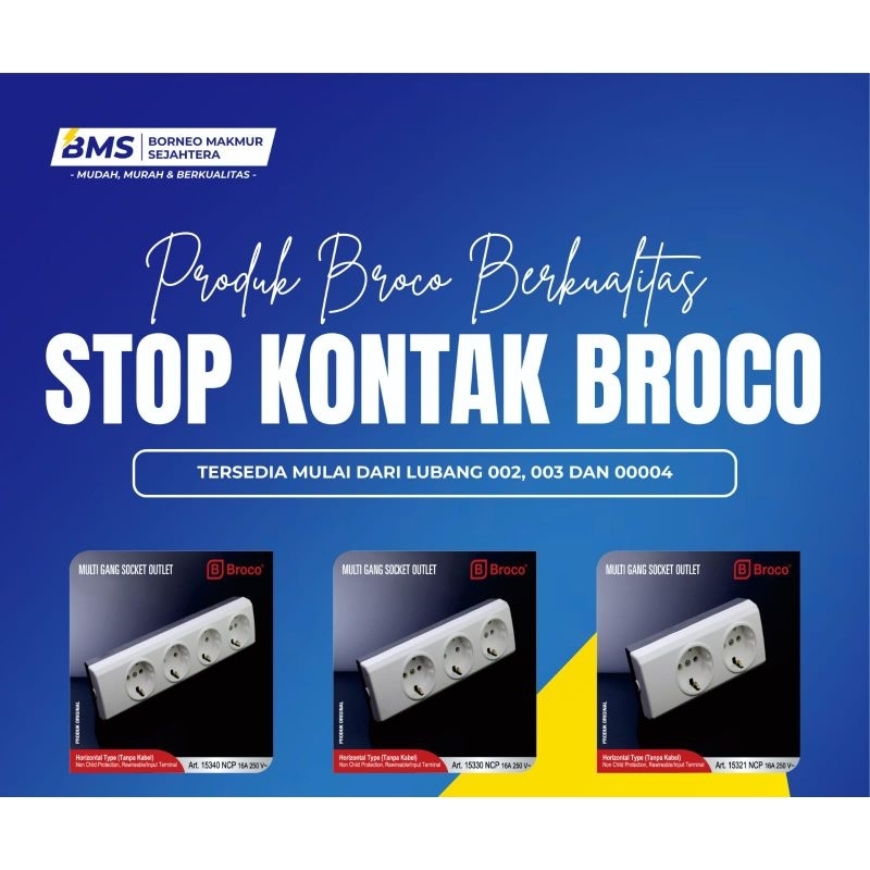 Jual STOP KONTAK TERMINAL ARDE BROCO | Shopee Indonesia