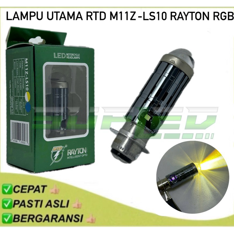 Jual Lampu Utama Led Rtd Rayton M11Z-LS10 devil Rgb Socket H6 SUPER TERANG | Shopee Indonesia