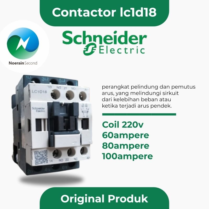 Jual kontaktor contactor Schneider lc1d18 32ampere 220v | Shopee Indonesia