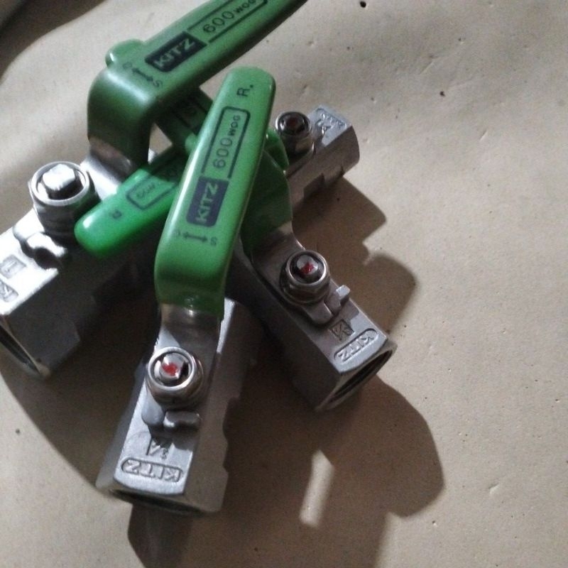 Jual BALL Valve kitz ss asli ukuran 3/4"inc | Shopee Indonesia