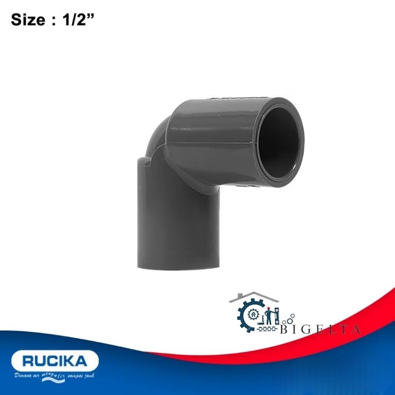 Jual Knee AW 1/2" RUCIKA / Elbow AW 1/2 inch PVC | Shopee Indonesia