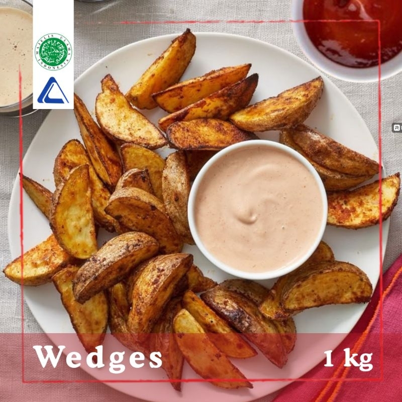 Jual Kentang Goreng Beku Potato Wedges 1kg | Shopee Indonesia