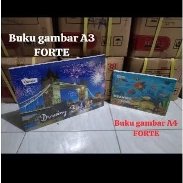 Jual BUKU GAMBAR A3 FORTE PERPACK (10 BUKU) | Shopee Indonesia