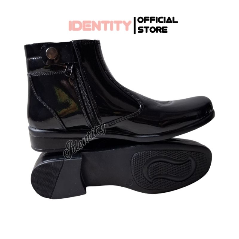 Jual Sepatu Boots Pdh Wanita Polwan Secwan Dishub Hitam | Shopee Indonesia