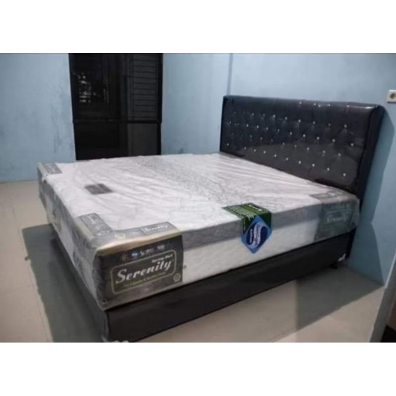 Jual tempat tidur divan fulset+ springbed elite Serenity | Shopee Indonesia