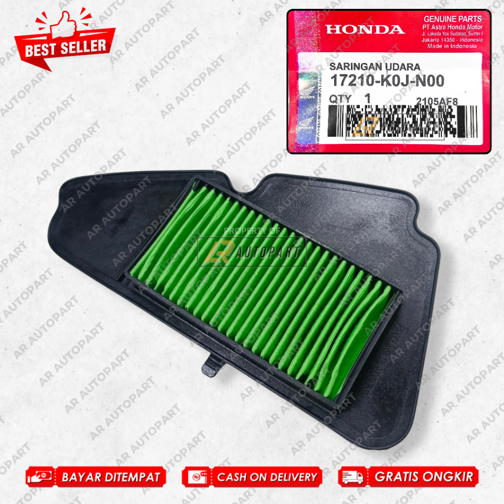 Jual AR__ Filter Udara Genio Beat Deluxe Led New Scoopy 2020-2022 K0J ...