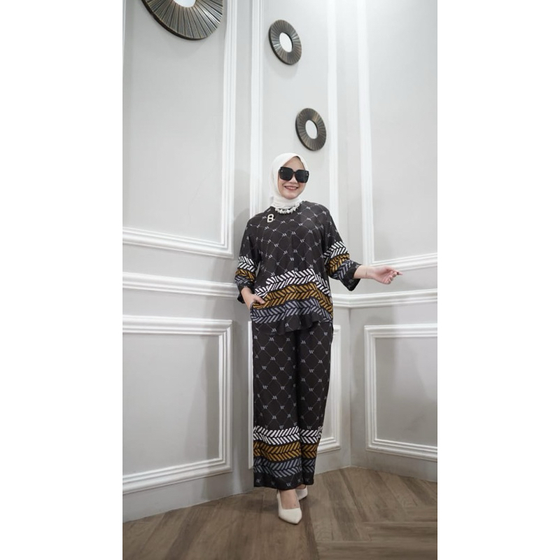 Jual RAR Collection - Daster Alea Celana Motif Etnik Bahan Rayon Outfit ...