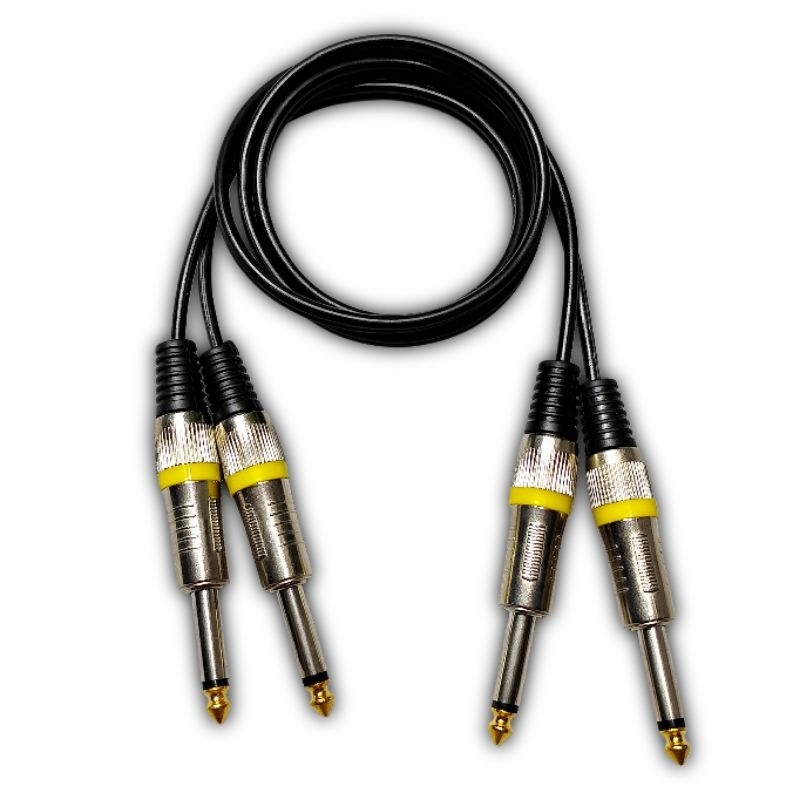 Jual Kabel Input Dobel 2-2 Jek Akai Toa 6,5mm Mono To Jek Akai Toa 6 ...