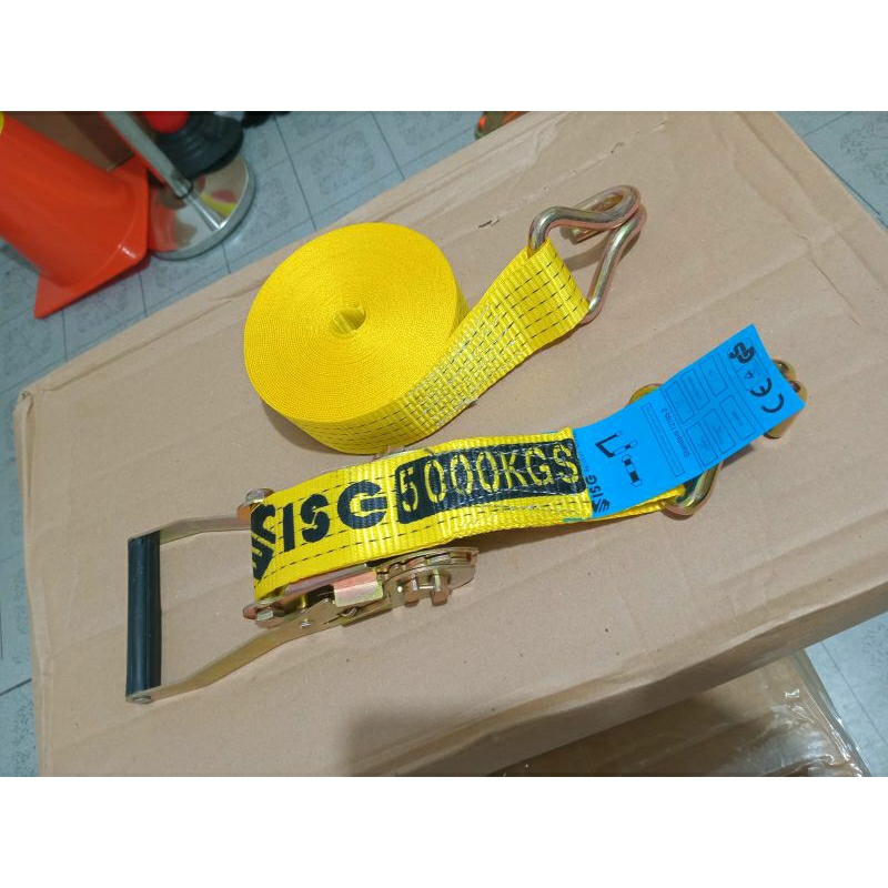 Jual ratchet tie down set trek belt tali krek lebar 5 cm / 2 inch ...