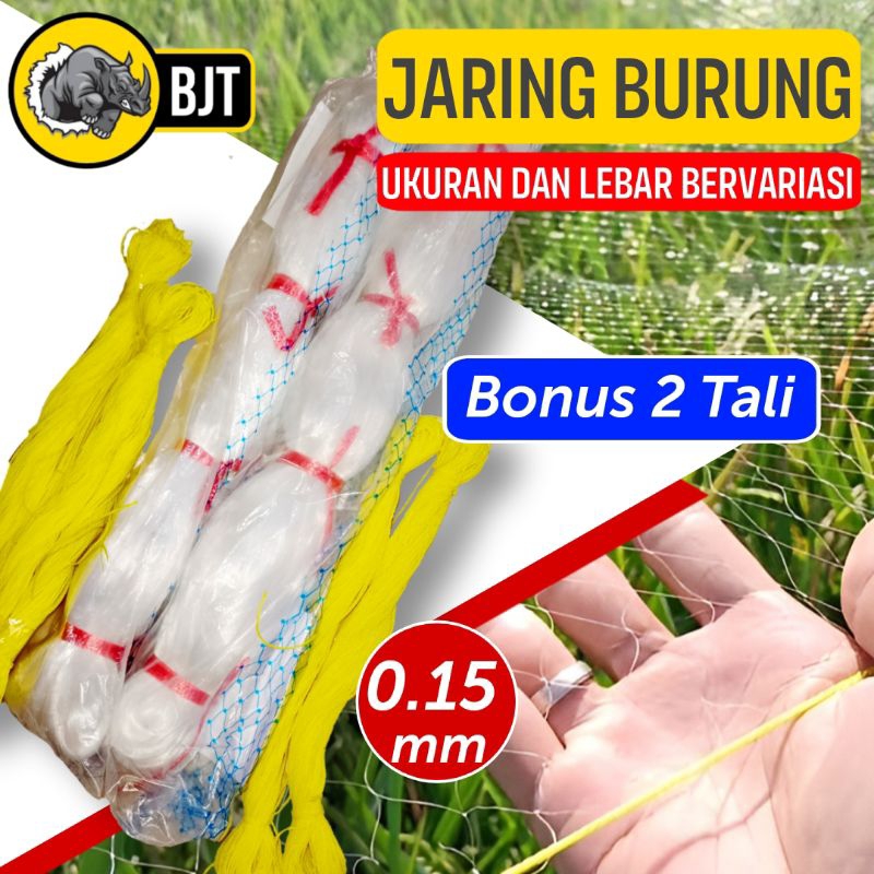 Jual Jaring Burung Sawah/Pelindung Padi 0,15 mm Berbagai Macam Ukuran ...