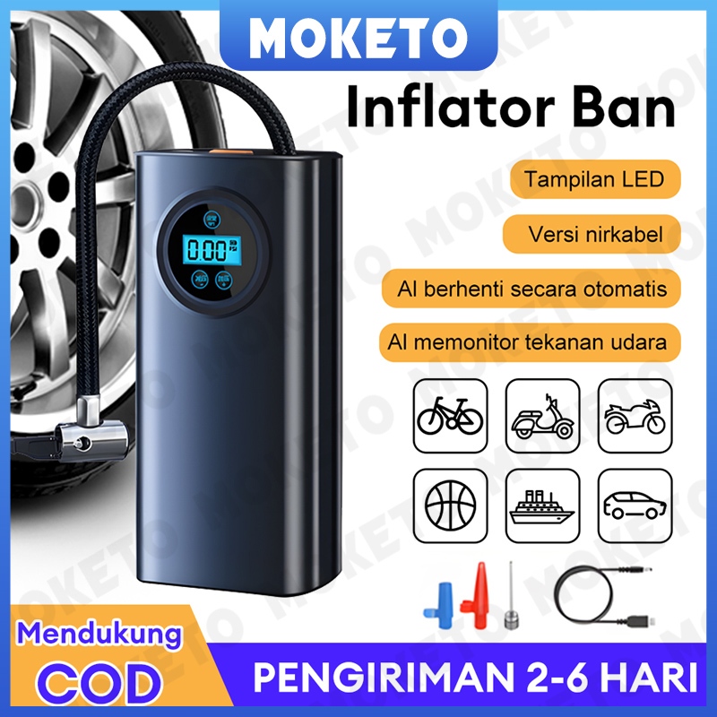 Jual Pompa Ban Motor Dan Mobil Electric Portable / Pompa Ban Mobil ...