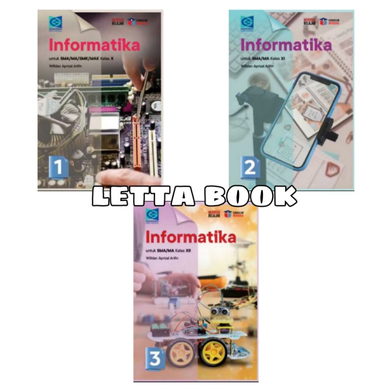 Jual BUKU INFORMATIKA KELAS 10 11 12 SMA/MA KURIKULUM MERDEKA GRAFINDO | Shopee Indonesia