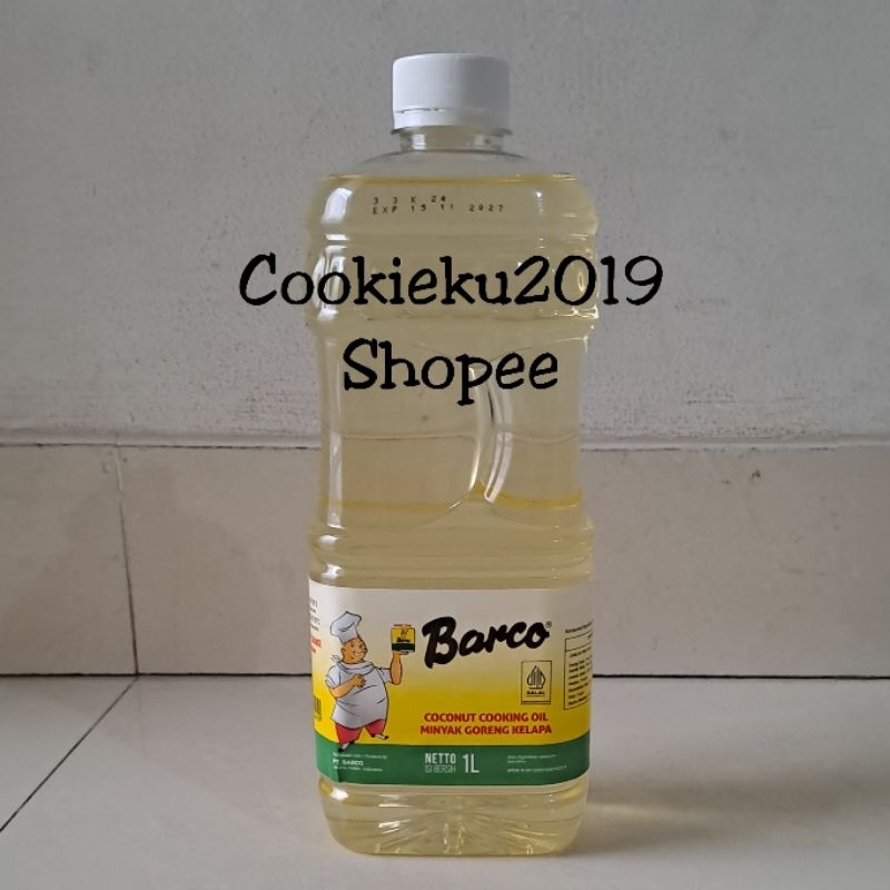 Jual Barco Minyak Goreng Kelapa 1 ltr Botol coconut cooking oil ...