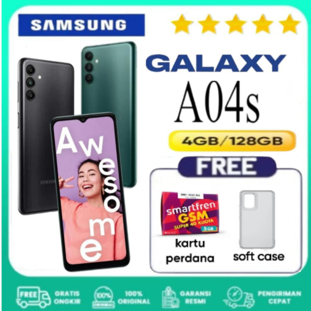 Jual SAMSUNG Galaxy A04s 4/64 Termurah • Garansi Resmi SAMSUNG Indonesia | Shopee Indonesia
