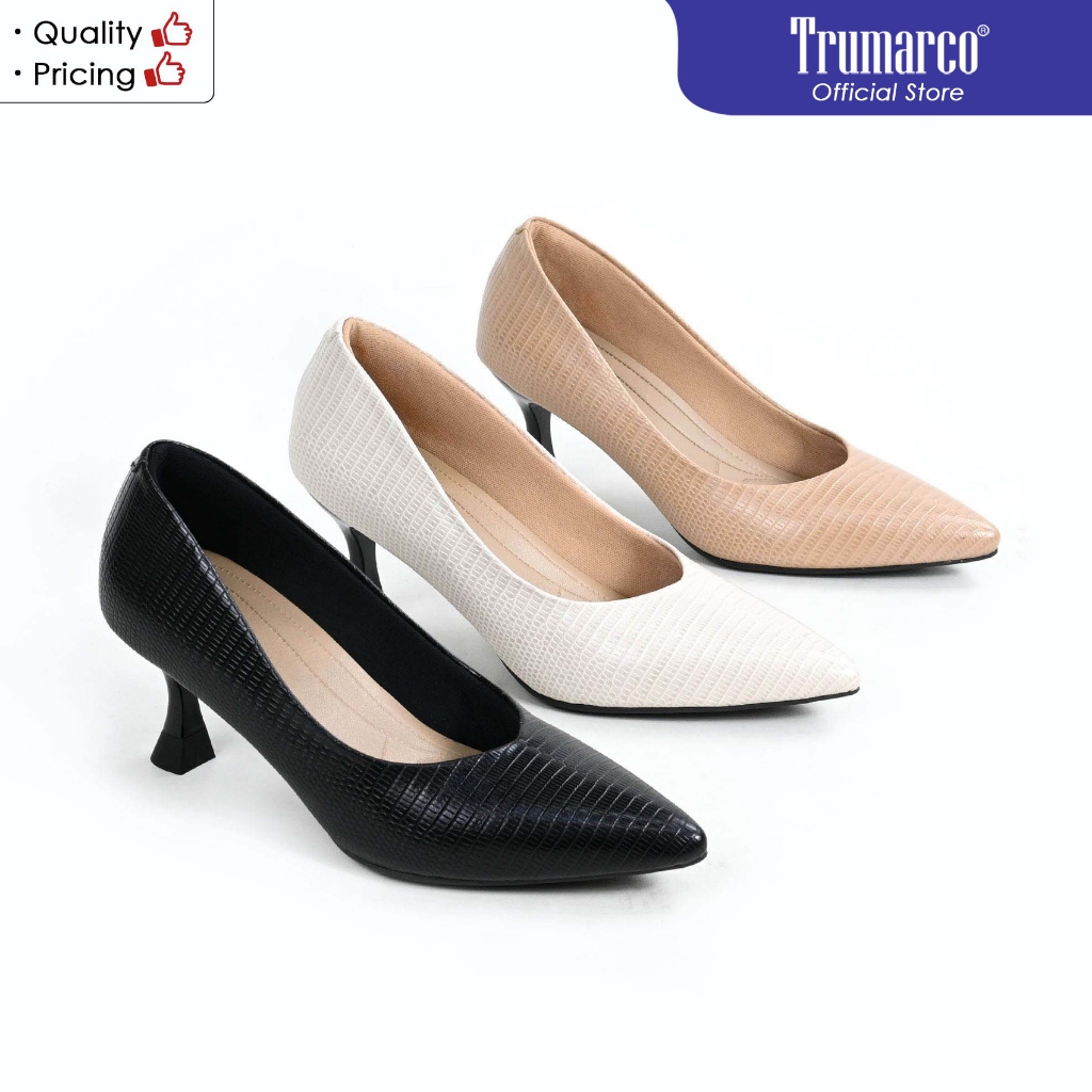 Jual TRUMARCO Sepatu Kerja / Sepatu Heels Wanita TVU 6500 [HAK 6,5 CM ...
