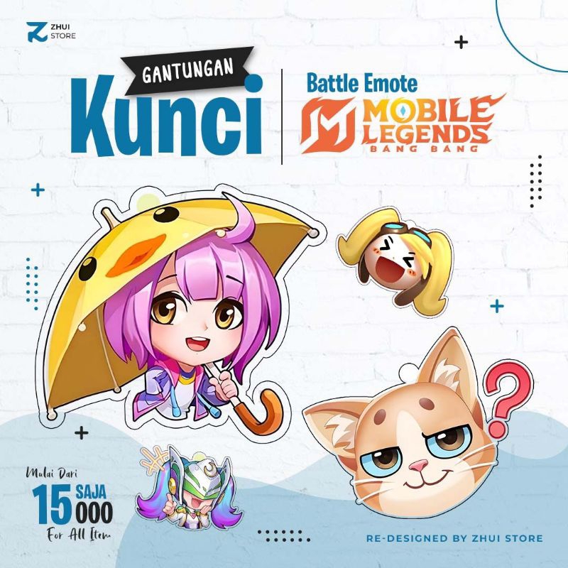 Jual Gantungan Kunci & Tas Mobile Legend - Emote MLBB Akrilik Murah ...
