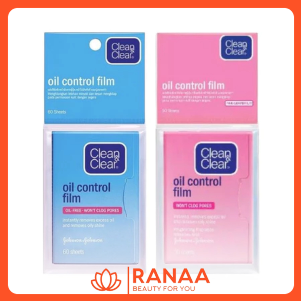 Jual Clean & Clear Oil Control Film | Kertas Minyak 50 sheets | 60 ...