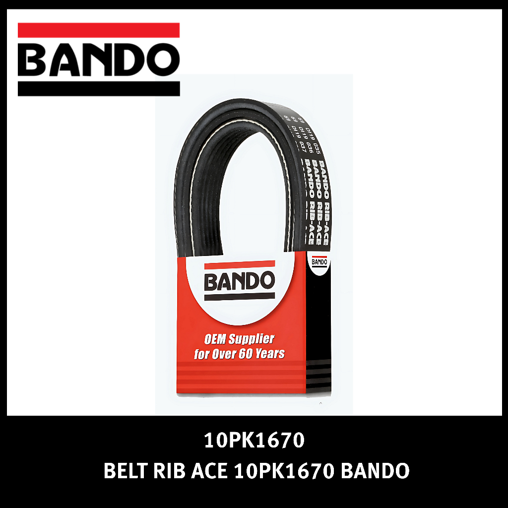 Jual VANBELT FANBELT VBELT BELT RIB ACE 10PK1670 BANDO MITSUBOSHI 10PK1670 10 PK | Shopee Indonesia