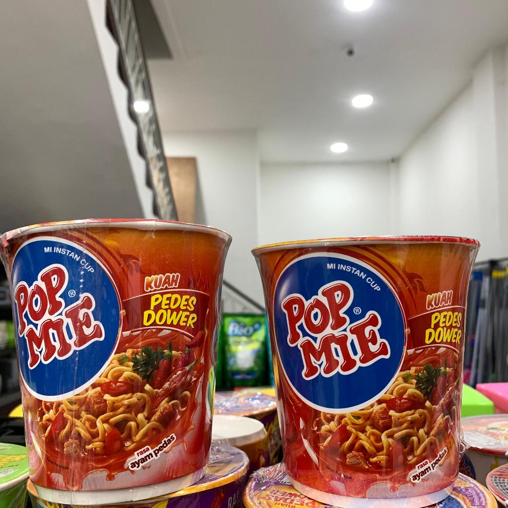 Jual Pop Mie Pedas Dower rasa Ayam Pedas 75g | Shopee Indonesia