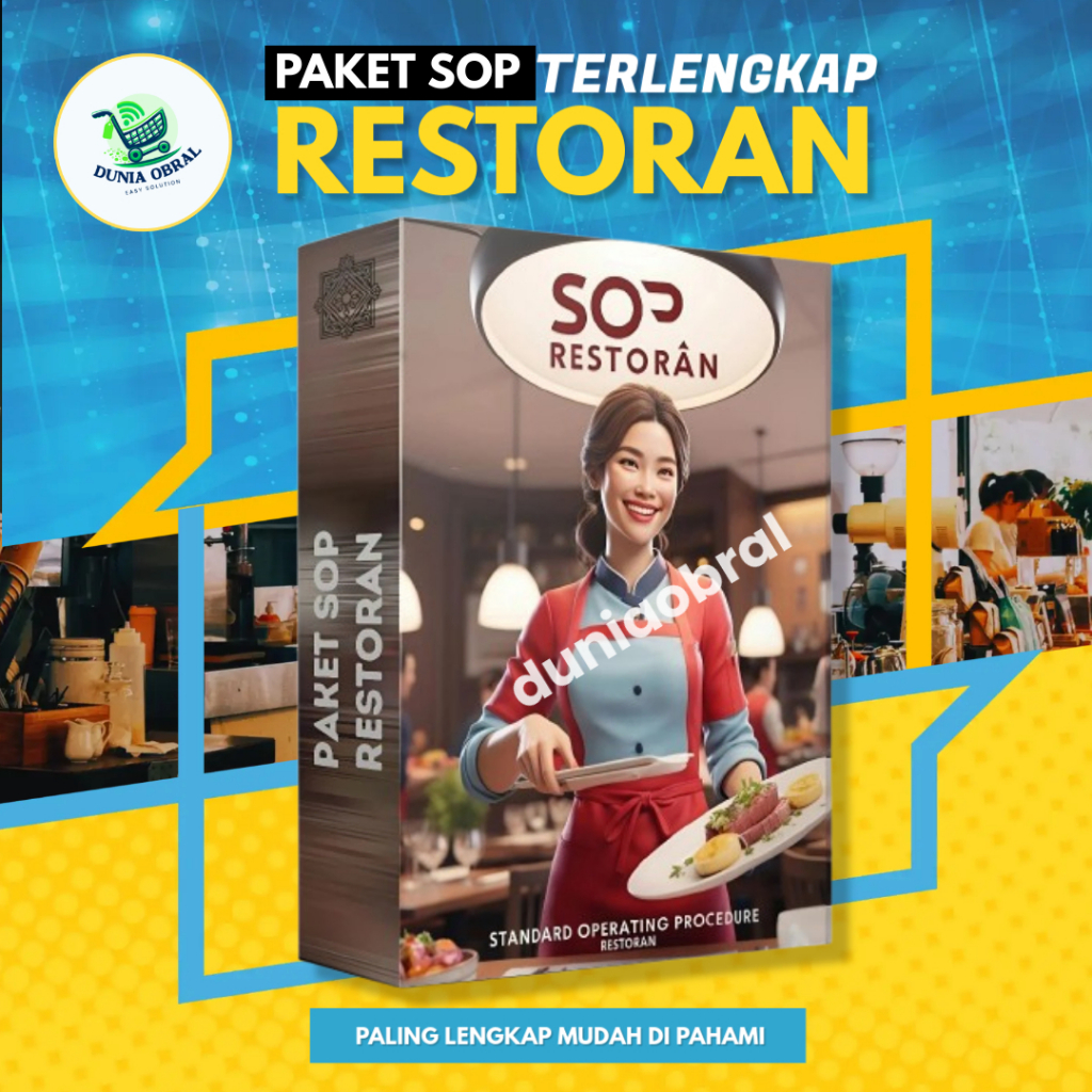 Jual PAKET SOP RESTORAN - STANDAR OPERASIONAL PROSEDUR USAHA RESTAURANT ...