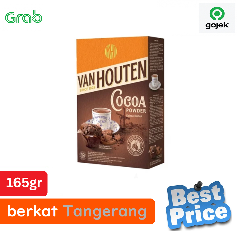 Jual Van Houten Cocoa Powder 165gr | Shopee Indonesia