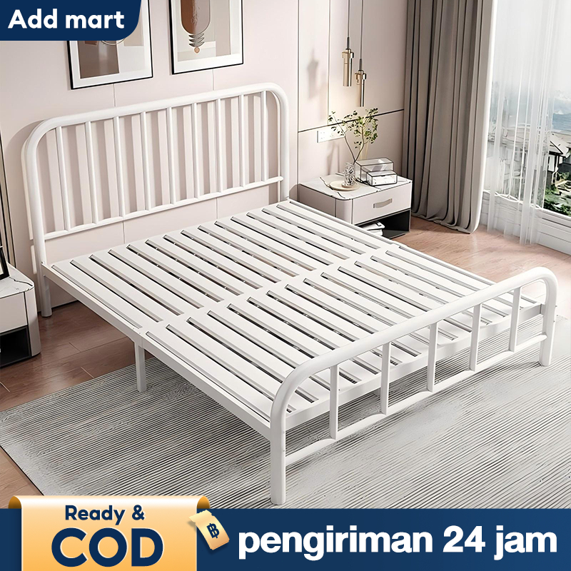 Jual Tempat Tidur Besi / Dipan Kasur 180x200 / Ranjang Besi Rangka ...