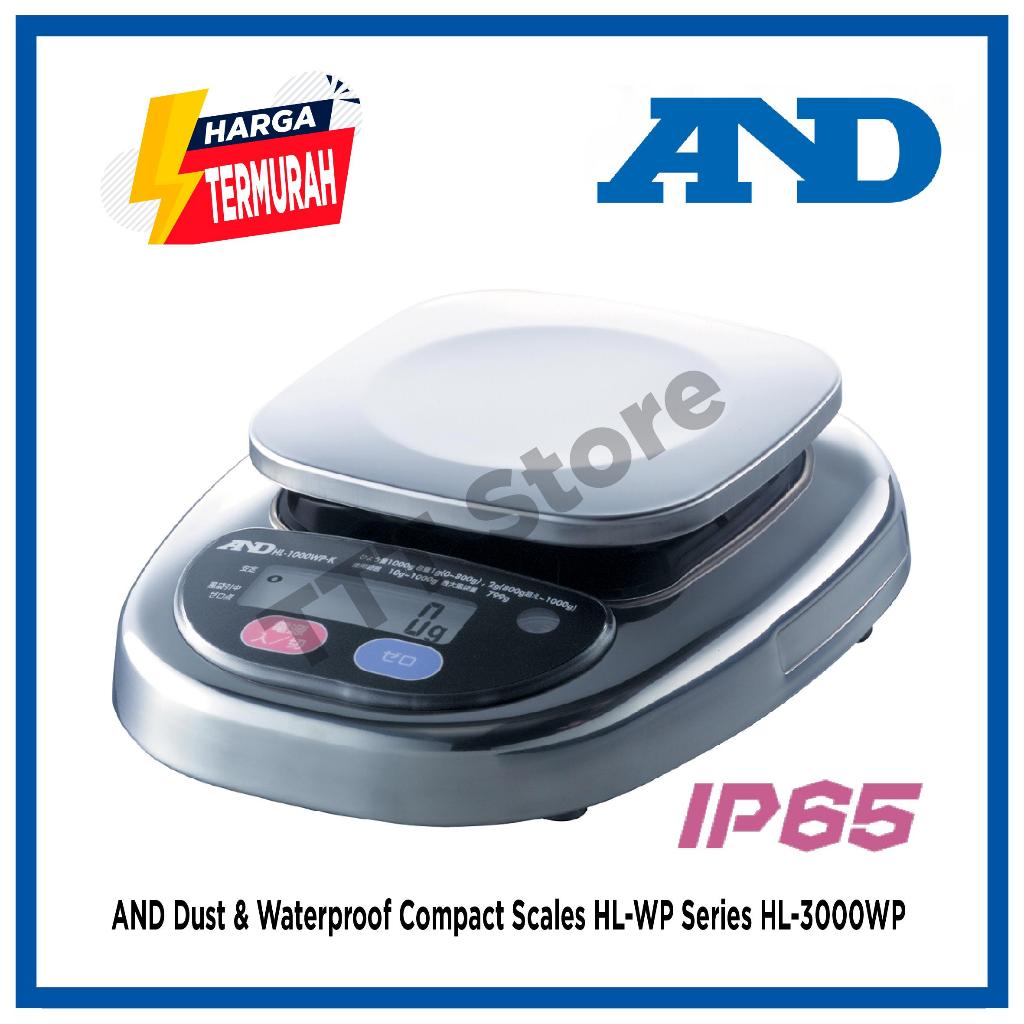 Jual Timbangan Digital 3000 gr x 1 gr | HL-3000WP | AND | Shopee Indonesia