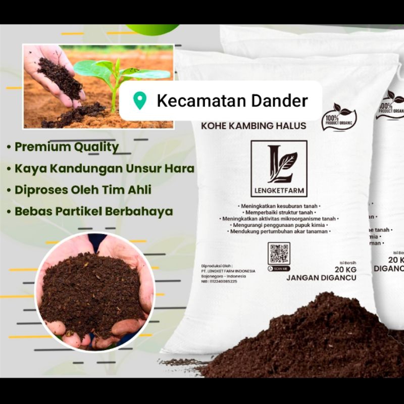 Jual Kompos Kohe kambing halus fermentas siap pakai I 25kg I 60L ...