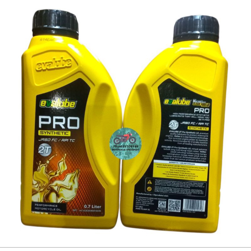 Jual OLI EVALUBE PRO 2T 700 ML DAN OLI EVALUBE 2T | Shopee Indonesia
