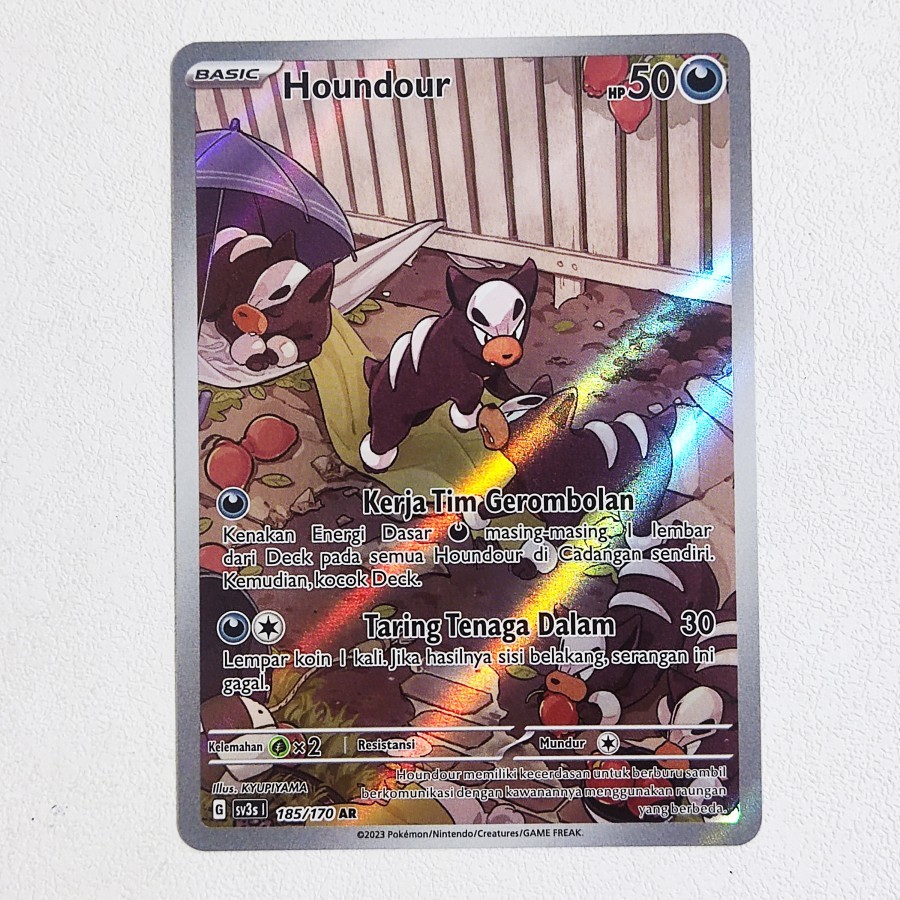 Jual Houndour AR 185/170 SV3s - Kartu Pokemon Indonesia | Shopee Indonesia