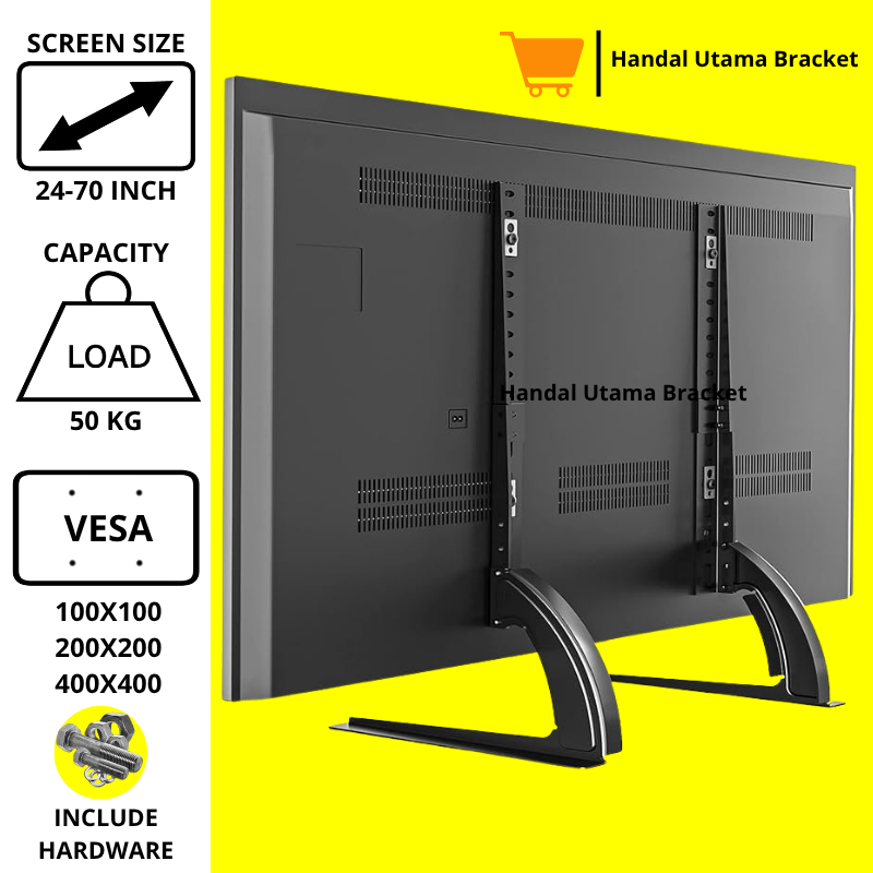 Jual BRACKET BRAKET BREKET STAND KAKI TV LED LCD 32 43 50 55 60 65 70 ...