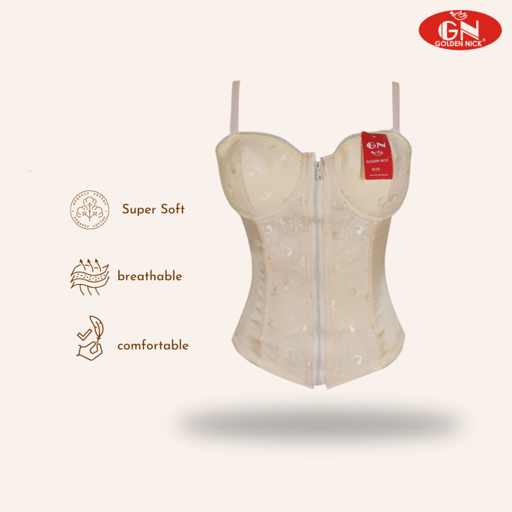 Jual Golden Nick - Longtorso SB003/SB002 BEST SELLER Kamisol Murah Renda Premium Corset Bra ...