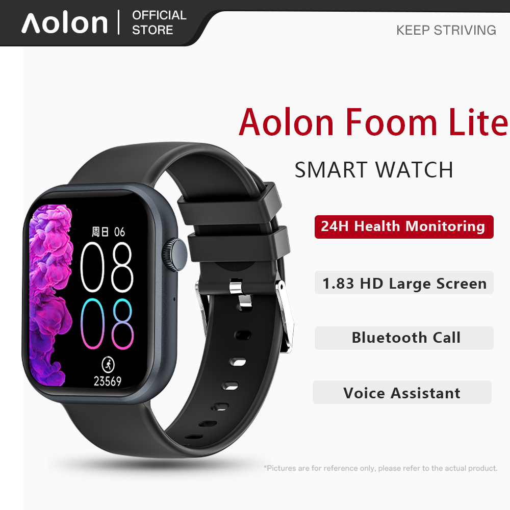 Jual Aolon FOOM LITE Smart Watch 1.83 inch Bluetooth Call Jam Tangan ...