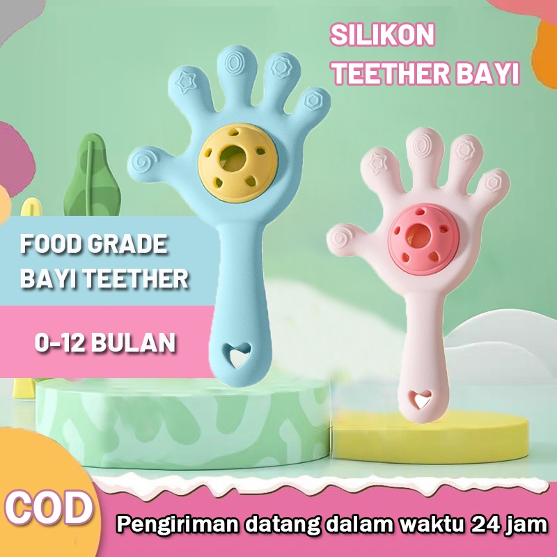 Jual Mainan Bersuara untuk Bayi Goyangan Telapak Shake Teether ...
