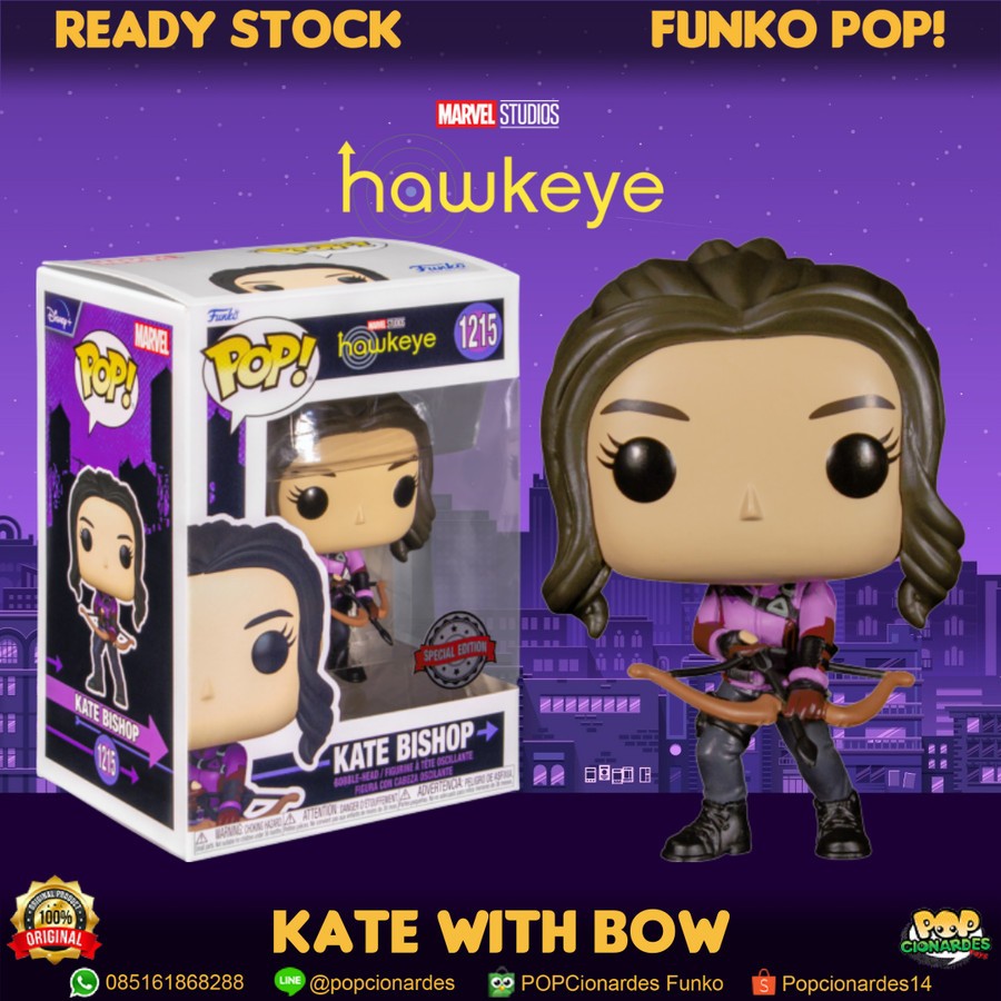 Jual Funko POP Marvel - Hawkeye (2021) - Kate Bishop with Bow #1215 ...