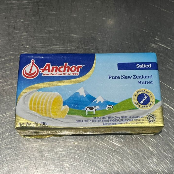 Jual ANCHOR SALTED BUTTER PURE NEW ZEALAND BUTTER / MENTEGA ANCHOR 200 ...