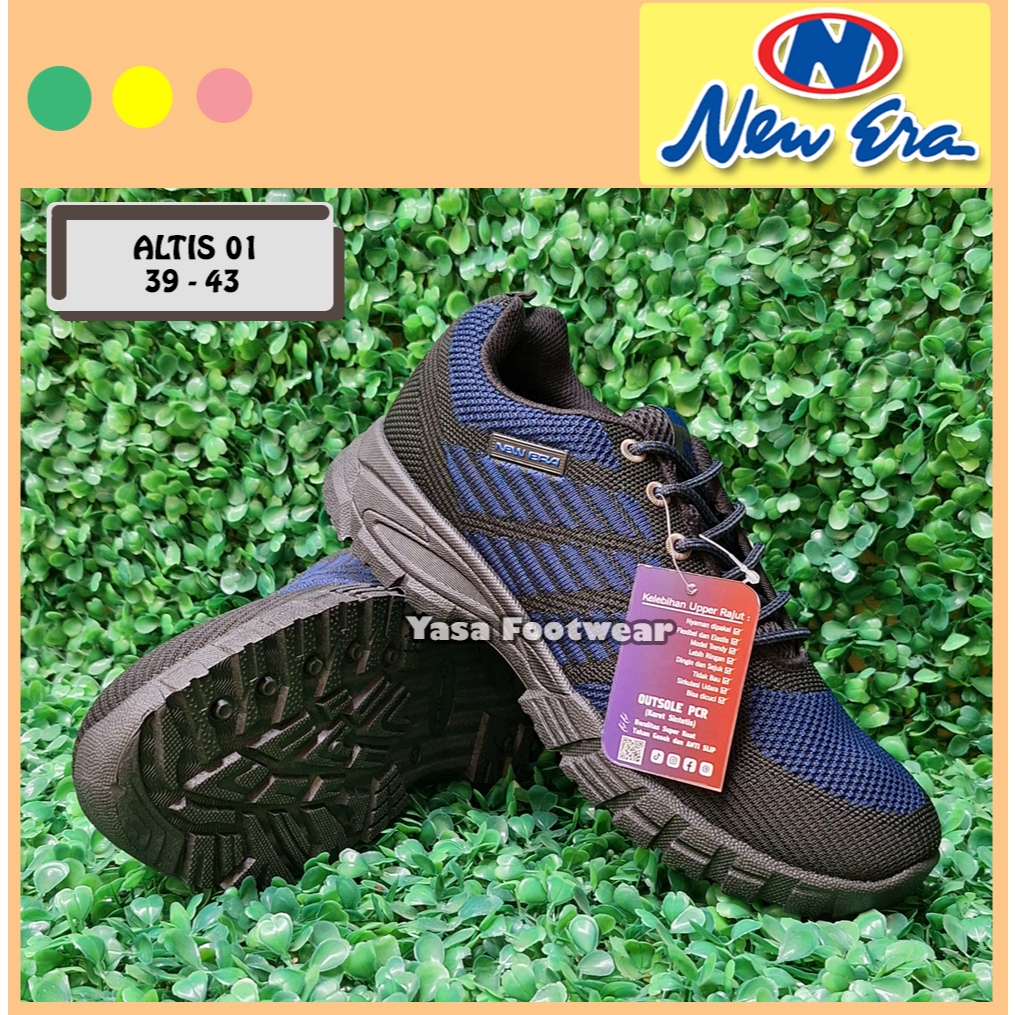 Jual Yasa Footwear - Sepatu New Era Altis 01 39-43 / Sepatu Sekolah Hitam / Sepatu Sekolah ...