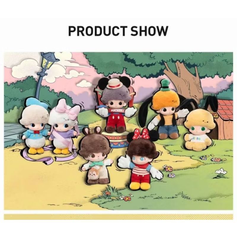 Jual POP MART DIMOO WORLD x DISNEY Series - Vinyl Plush Keychain dimoo ...